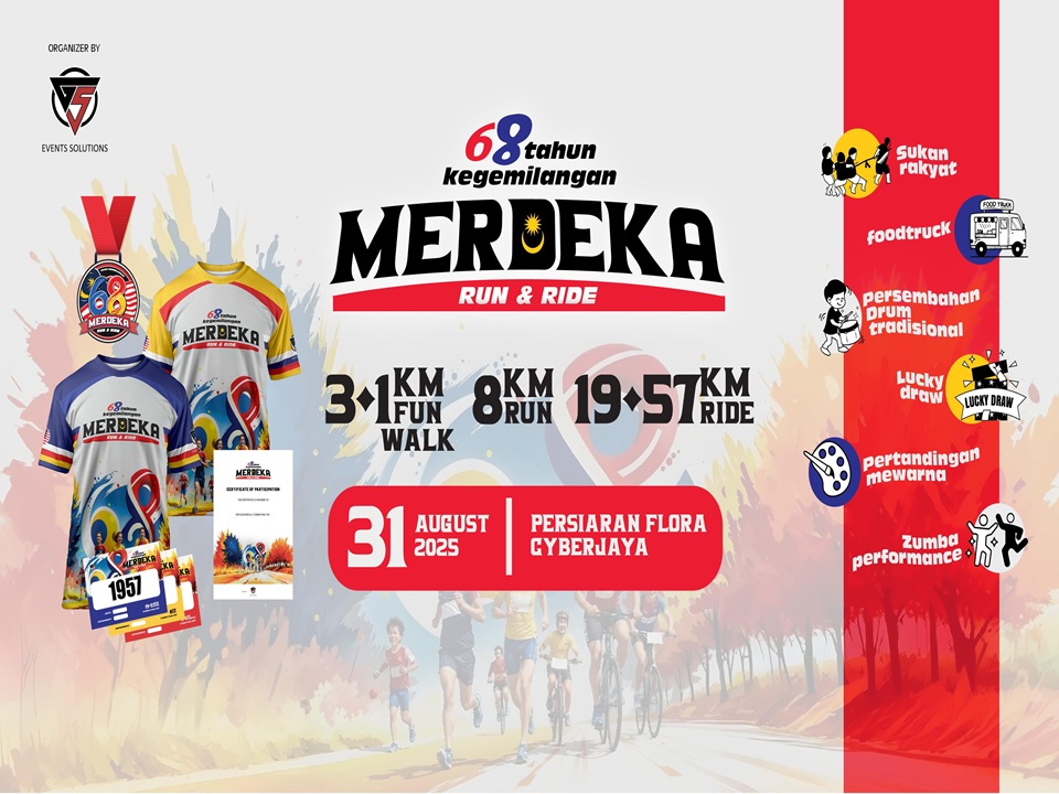 MERDEKA RUN AND RIDE 2025 68 YEARS OF GLORY